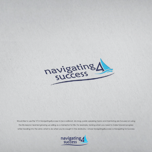 Set sail on a captivating logo for a new leadership blog ...