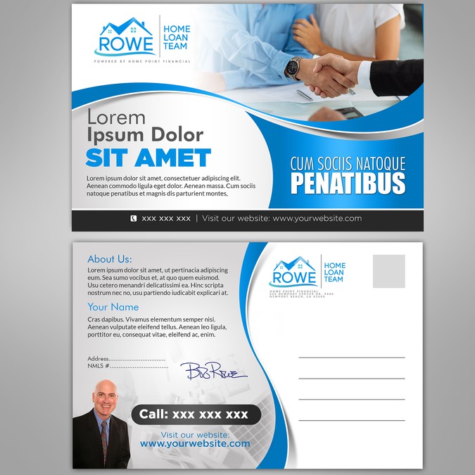 Catchy flyer for tech savy Mortgage Loan Officer | Postcard, flyer or ...
