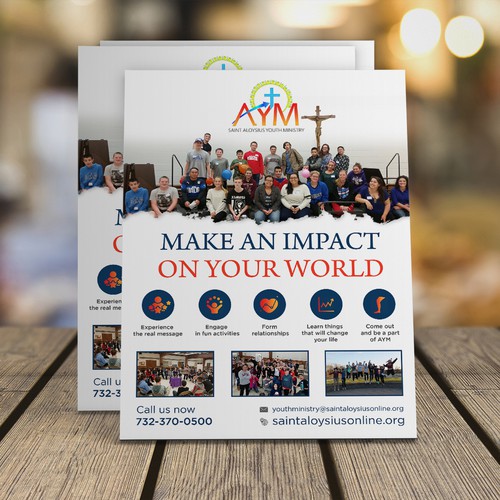 Design a cool and inviting Youth Group poster for teens | Poster contest