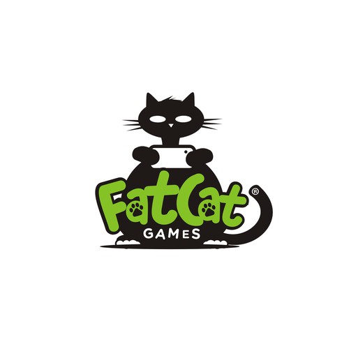 Create a Fat cat logo for Fatcat Games | Logo design contest