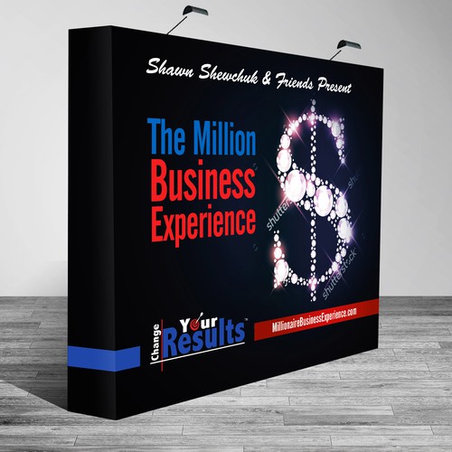 Design Business Seminar Stage Backdrop | Poster contest