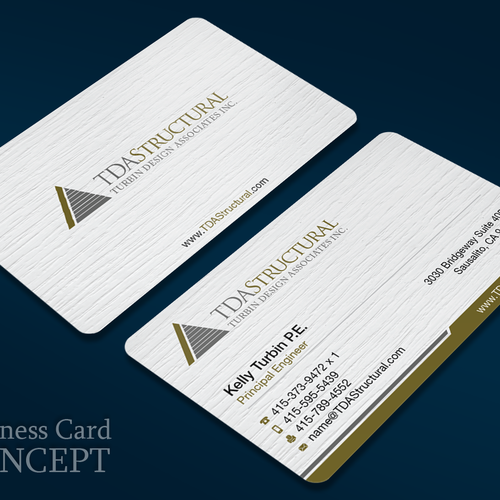 Modern Professional Business Card for a Structural Engineering Company ...