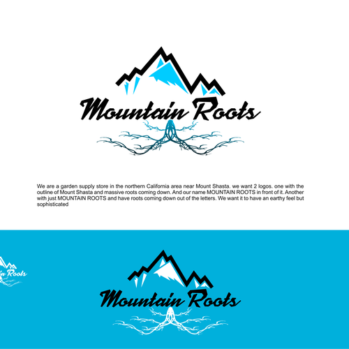 ATTRACTIVE GROWSTORE LOGO.. MOUNTAIN ROOTS!! | Logo & hosted website ...