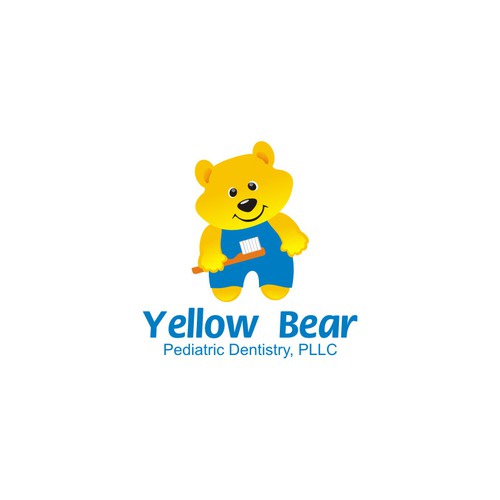 Create a logo for Yellow Bear Pediatric Dentistry | Logo design contest