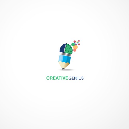 "Creative Genius" Logo for an art school. | Logo design contest