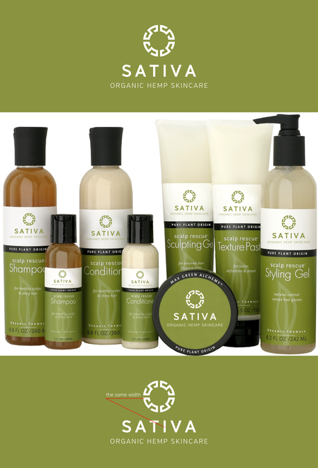 Sativa Skincare range - organic hemp brand of cosmetics | Logo design ...