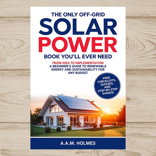 Designs | Design the best off-grid solar power book cover | Book cover ...