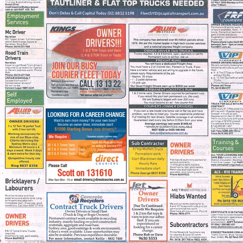 Driver wanted advertisement | Postcard, flyer or print contest