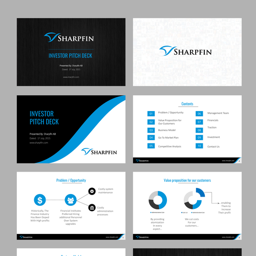 Sleek, profession & state of the art powerpoint template for modern ...