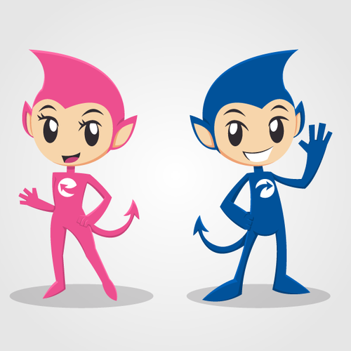 Create a Mascot for an Internet company focused around the 16-30 year ...
