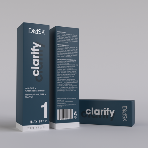 Designs | Luxury, high-end product box design for facial cleanser ...