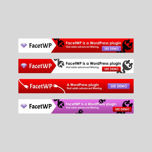 Create a 728x90 banner ad for FacetWP | Banner ad contest