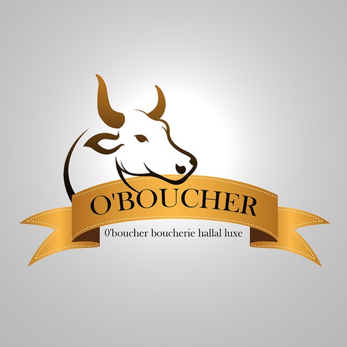 boucherie o'boucher moderne luxuary butchery hallal | Logo design contest