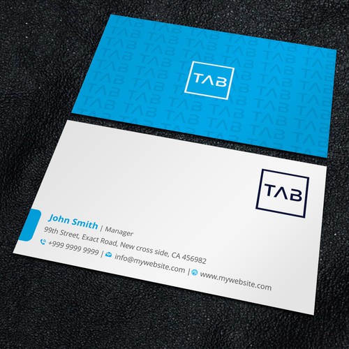 TAB Business Card | Business card contest