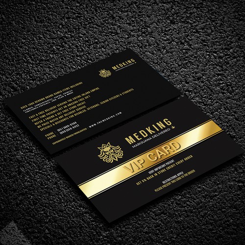 VIP Member card for cannabis delivery service | Business card contest