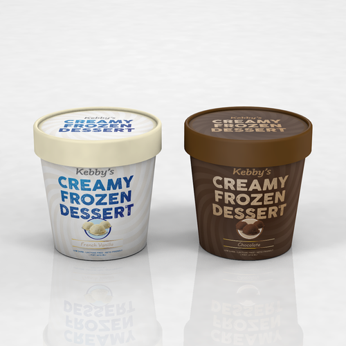 Design a very cool Frozen Desert Label Sticker | Product packaging contest