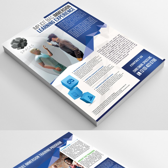 One Sheet for Virtual Reality Company | Brochure contest