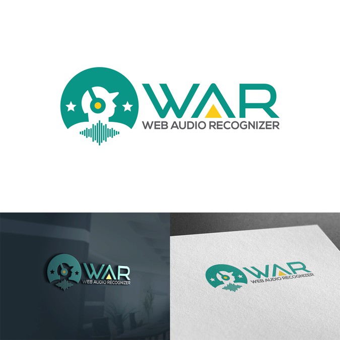 Design a both fun and serious logo for WAR (Web Audio Recognizer ...