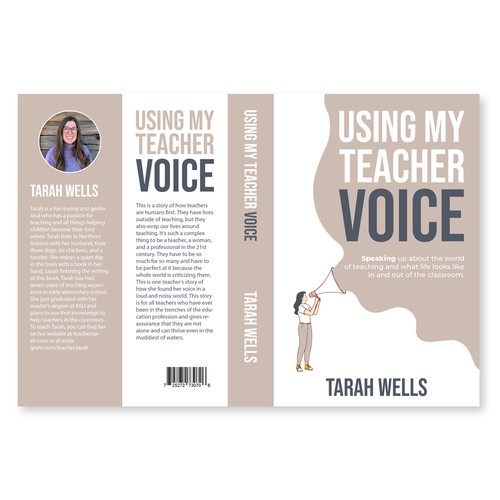 Designs | Using My Teacher Voice Book Cover Design | Book cover contest