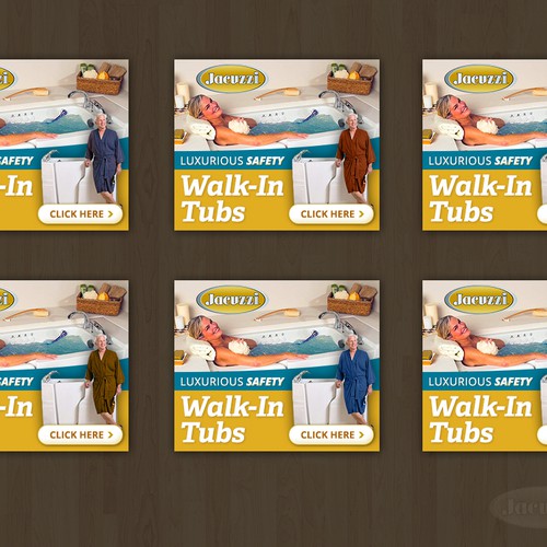Designs | Jacuzzi Walk In Bathtub Banner Ads | Banner ad contest