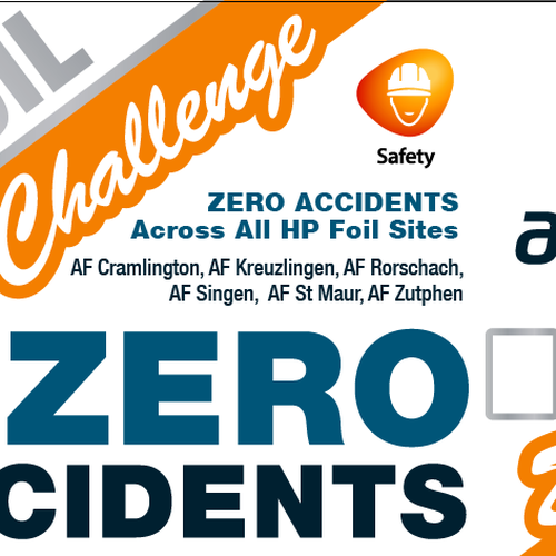 Safety Challenge Banner | Signage contest