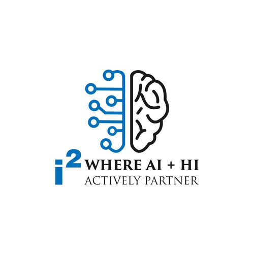 Design logo for product - I2 where AI and HI (human intelligence ...