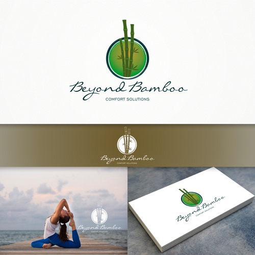 Design a relaxing logo for "Beyond Bamboo" Bamboo Bolster Pillow | Logo ...