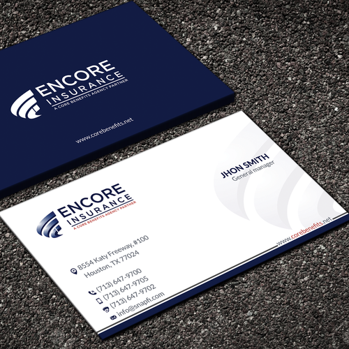 Looking to incorporate our new logo into a professional business card ...