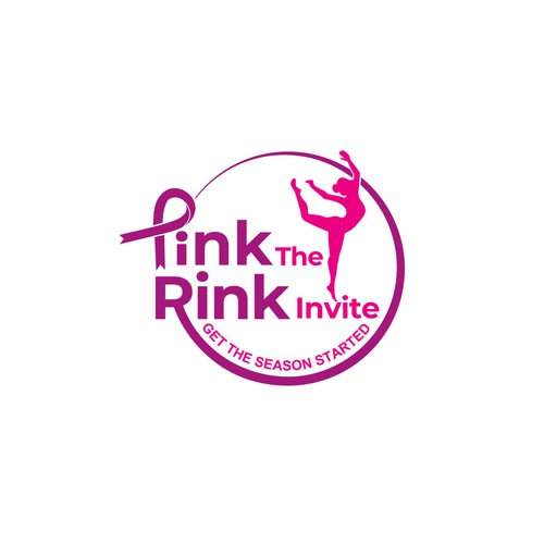 Designs | Gymnastics Competition - Pink The Rink | Logo design contest