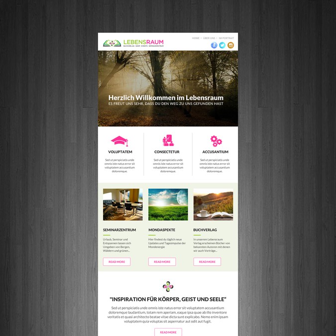 Newsletter Vorlage | Email contest