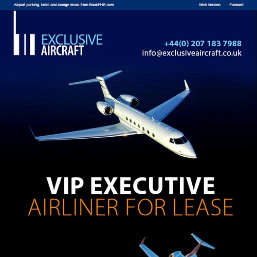 Private Jet Sales Email Template | Email contest