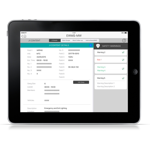 UI/UX Design Revamp of Mobile Work Management System | App design contest