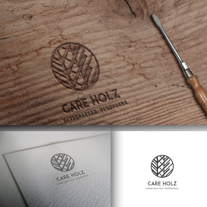 Handcrafted Woodworks | Logo design contest