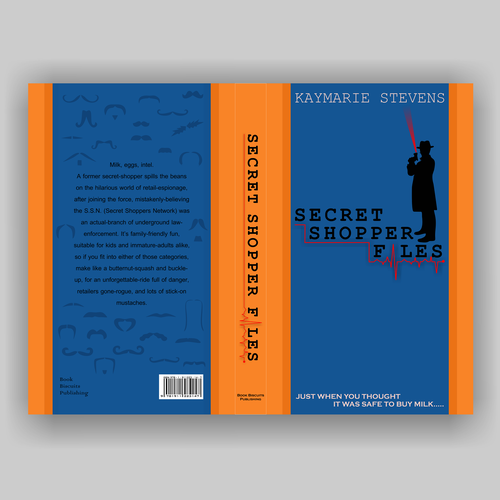 Bold and classy espionage book-cover, with a twist... | Book cover contest