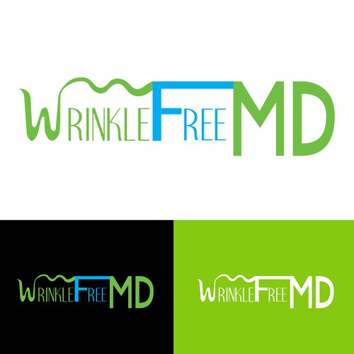 Stamp out wrinkles with an awesome logo for Wrinkle-Free MD Med Spa ...