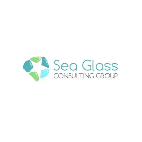 Sea Glass Logo Masculine, Upmarket, Residential Construction Logo
