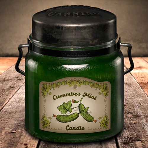 Designs | Product Label for Cucumber Mint Candle | Product label contest