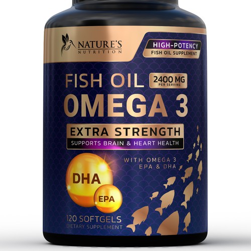 Designs | Omega 3 Fish Oil Design needed for Nature's Nutrition ...