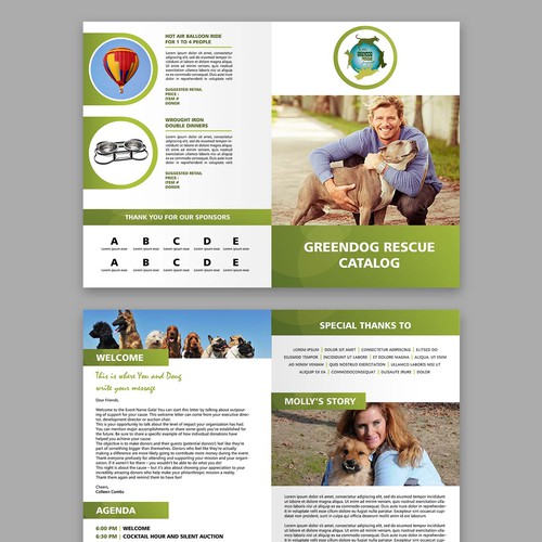 Auction catalog for non profit fundraiser (need a template that I can ...