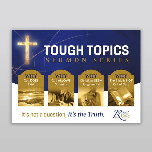 Designs | Tough Sermon Series Postcard | Postcard, flyer or print contest