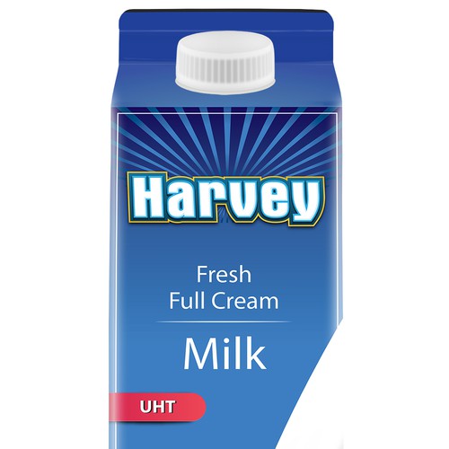 1 Litre UHT Milk Carton Packaging | contest di packaging di prodotto