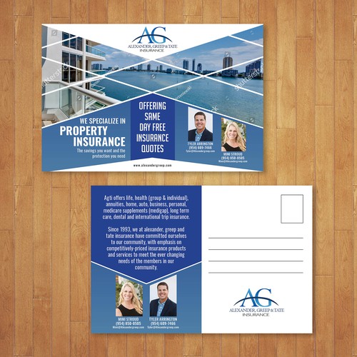 Best Insurance Marketing Postcard | Postcard, flyer or print contest