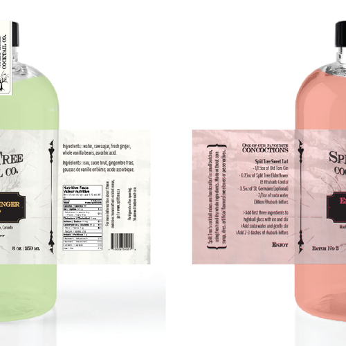 Designs | Create a custom group of labels for cocktail mixes! | Product ...