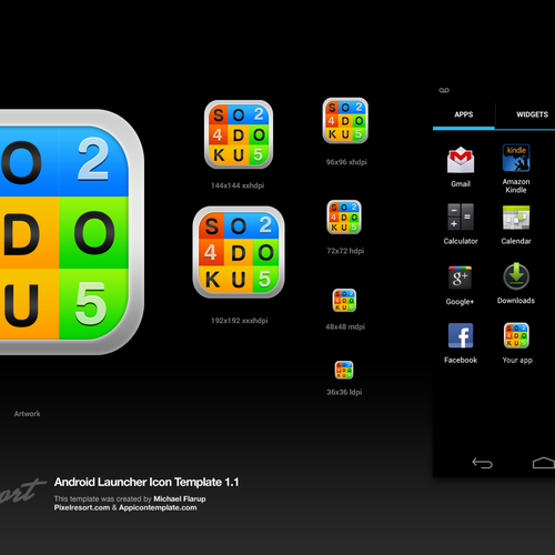 Launcher Icon for Android Sudoku app | Icon or button contest
