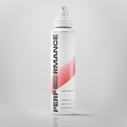 Designs | Performance Drink | Product label contest