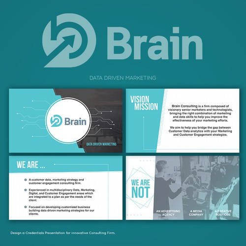 Design a Credentials Presentation for innovative Consulting Firm ...