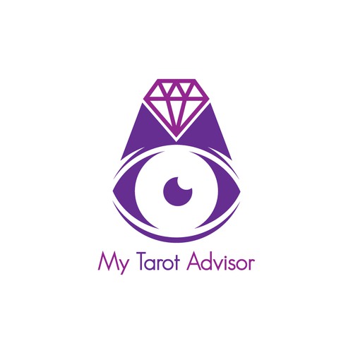 Create a sophisticated, spiritual and modern feeling logo for a psychic ...