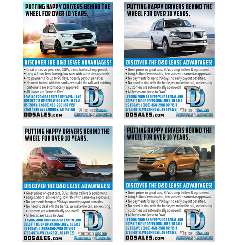 Simple Leasing ad | Poster contest