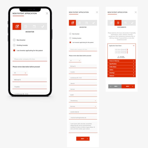 Designs | Multilingual Form | Web page design contest