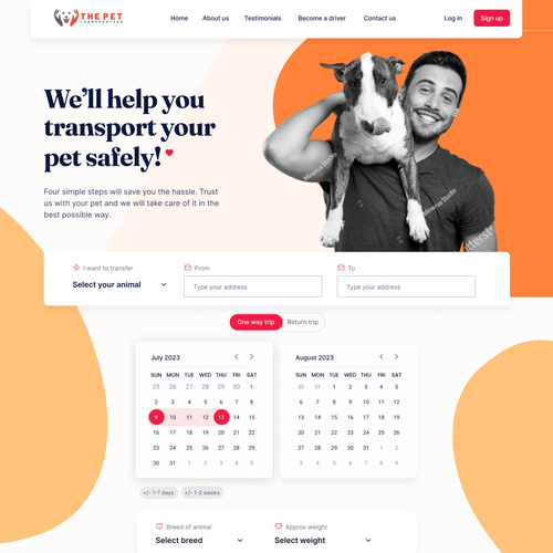 Designs | Pet lovers!!! Uber for Pets (full wireframe attached)